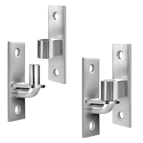 Wall Mount Flat Back Chain Link Fence Gate Hinge - 5/8 Hinge Pin 2 Pack ...