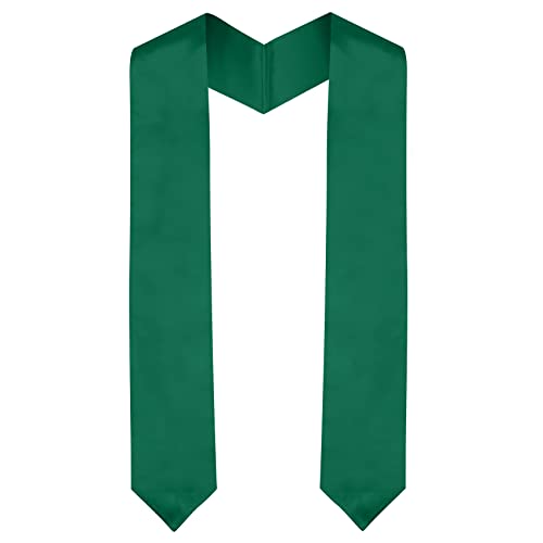 2025 Graduation Stole, Plain Graduation Stole Class of 2025, Emerald ...