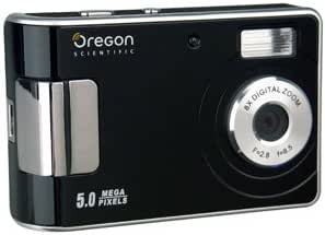 Amazon.com : Oregon Scientific 5 MP Digital Camera, Black : Point And ...