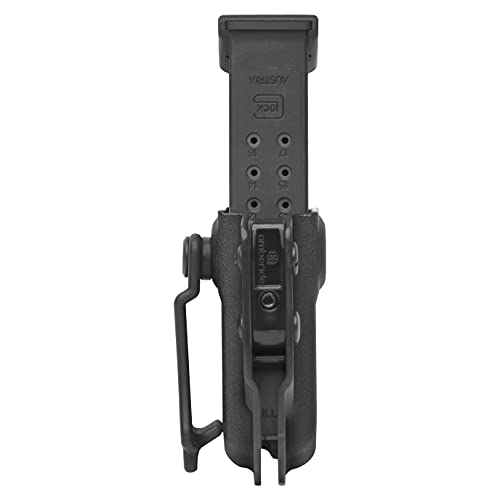 Amberide Universal Mag Carrier IWB/OWB KYDEX Magazine Holster Fit: 9mm/.40 Double Stack - 9mm ...