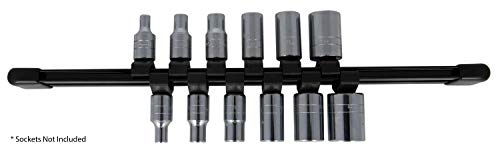 Steelman 1/4-Inch Drive Double-Sided Durable Aluminum Socket Rail ...