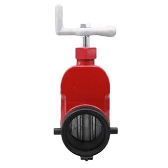 Red Aluminum 2 1/2" Fire Hydrant Gate Valve: Amazon.com: Industrial ...