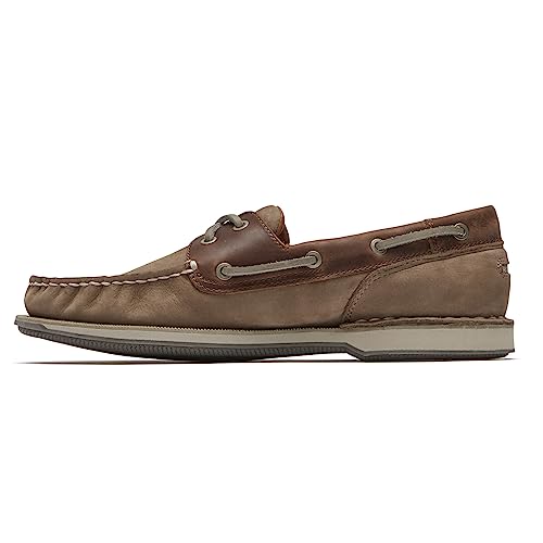 Rockport Perth Boat Shoe CH1237 Men's Size 8m Brown for sale online | eBay