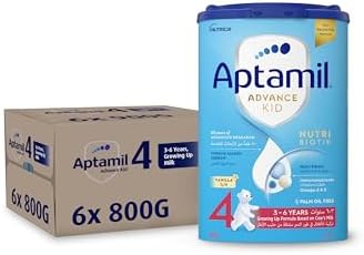 Aptamil Advance Kid 4 Milk Formula, Palm Oil Free, 3-6 Years (800g each ...
