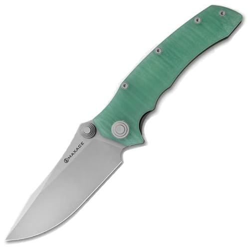 Maxace knives Maxace Sandstorm-K Folding Knife Bohler K110 Satin Plain ...