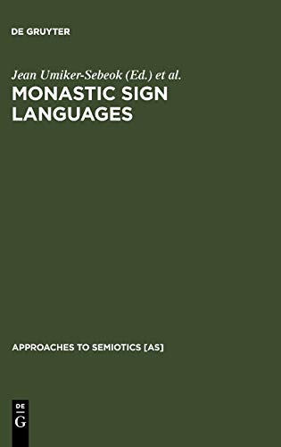 Amazon.com: Monastic Sign Languages (Approaches to Semiotics [As ...