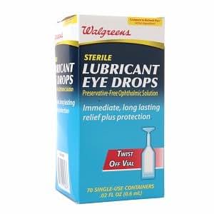 Amazon.com: Walgreens Sterile Lube Eye Drop Vials, 70 Pack, .02 fl oz ...
