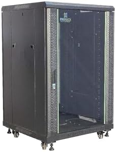 ProRack 18U 600*600 Standing Network Rack with glass door, 1 fan, 1 ...