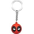 Marvel Deadpool Icon Ball Key Chain - Red, White, and Black at Amazon ...