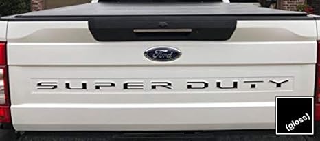 Amazon.com: Ford Super Duty Letter Inserts Inlays Decals Stickers (Thin ...
