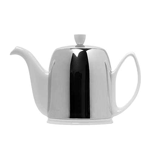 Degrenne Salam Luxury French Tea Pot - Porcelain Teapot for Stovetop ...