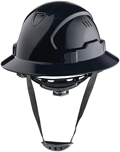 Full Brim Hard Hats Construction OSHA Approved Vented Safety Helmet ...