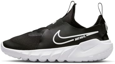 Nike Flex Runner 2 Gs Laced Shoes For Kids Black/White-Photo Blue-Univ ...