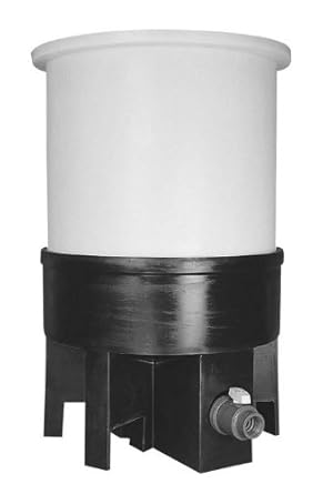 Chem-Tainer Conical-Bottom Open-Top Tank with Stand, PP, 55 Gallon ...