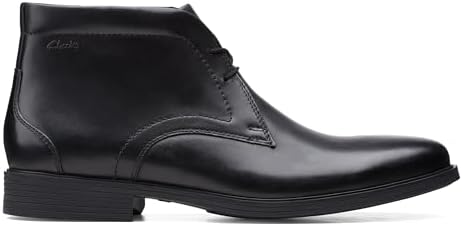 Clarks Men's Whiddon Mid Oxford Boot, Black, 45 EU price in Saudi ...