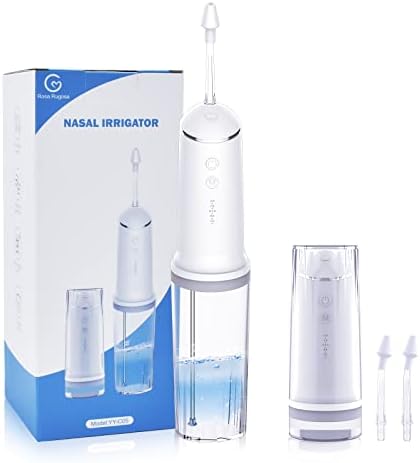 ROSA RUGOSA® Sinus Rinse Nasal irrigator 2 Tips Kit, Automatic ...