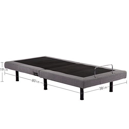 Adjustable Bed Base Adjustable Foundation Power Bed Frame Base with ...