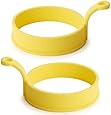 Lakeland Silicone Perfect Fried Egg Round Cooking Rings & Handles x 2 ...