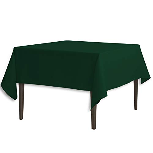 Amazon.com: LinenTablecloth 70-Inch Square Polyester Tablecloth Hunter ...
