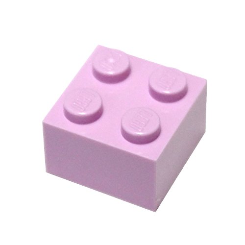 LEGO Parts and Pieces: Bright Pink (Light Purple) 2x2 Brick x50 ...