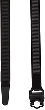 Amazon.com: Hellermann Tyton 157-00034 Wide Strap Cable Tie, 8mm Stud Mount, 9.7" Length, 0.5 ...