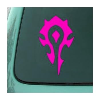 Amazon.com: WORLD OF WARCRAFT HORDE PVP - WOW - 6" HOT PINK - Vinyl ...