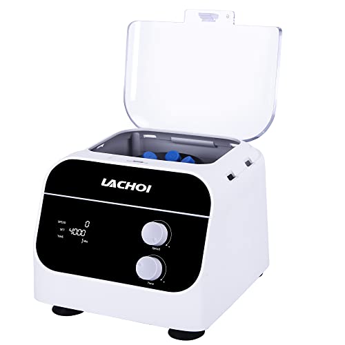 LACHOI Electric Centrifuge Machine 8x10ml 100-4000RPM 1-999mins Timer ...