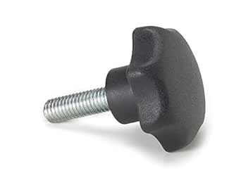 Morton Plastic Standard Hand Knobs with Stainless Steel External Screw ...