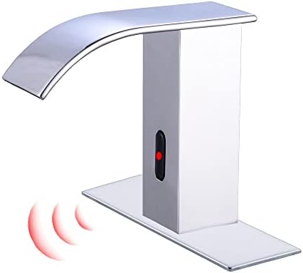 Gangang Square Body Waterfall Touchless Bathroom Faucet Automatic ...