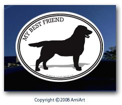 Amazon.com: Dog Decal-Labrador Retriever-MY BEST FRIEND-window sticker ...