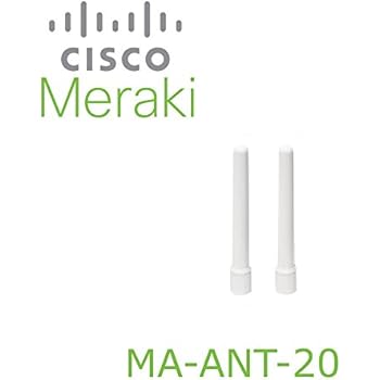 Amazon.com: Cisco Meraki MA-ANT-20 Dualband Omni Antennas FD: Computers & Accessories