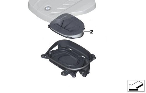 BMW Genuine Air Filter Element (13 71 7 811 026): Amazon.co.uk: Car ...