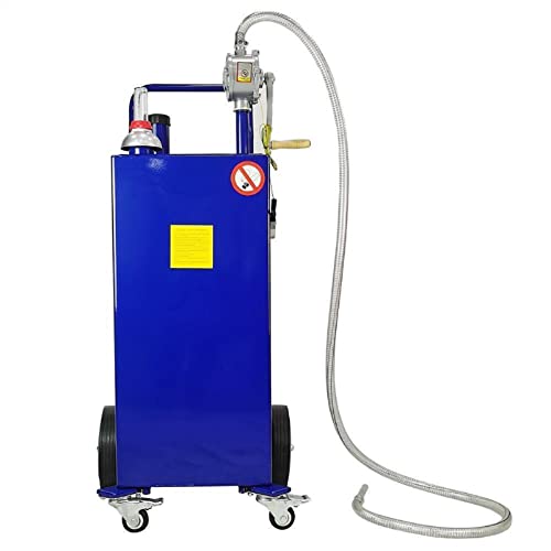 30 Gallon Gas Caddy Tank Fuel Storage Can Fluid Diesel Kerosene Oil ...