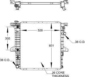 Amazon.com: Modine 1398 Radiator: Automotive
