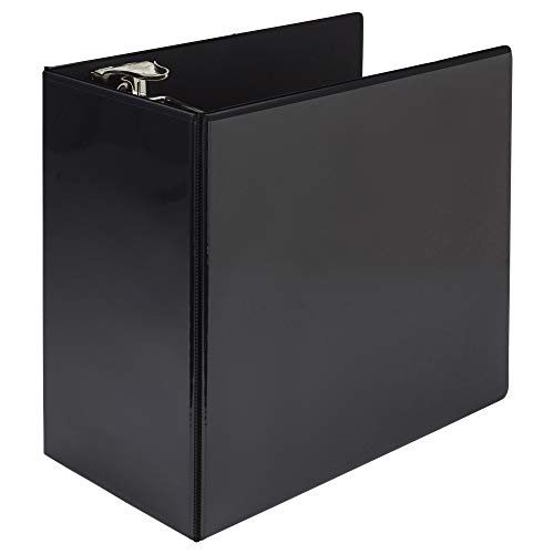 SAM16420 Samsill Titan Extra Large 6 Inch 3 Ring View Binder Non Stick Customizable Clear View 
