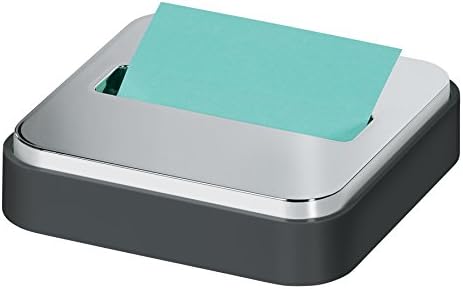 Post-It Pop-Up Note Dispenser + Bloc Stl-330-B. Black & Silver Color ...