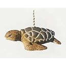 Tropical Reef Ocean Sea Turtle Tiki Ceiling Fan Light Pull - Ceiling ...