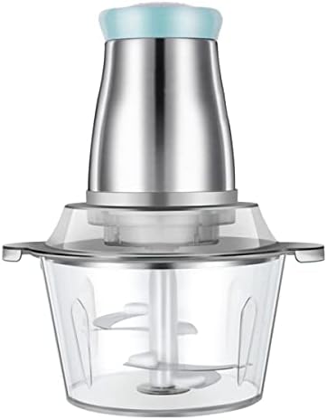 ALMEKAQUZ Electric Food Chopper, 5-Cup Food Processor by Homeleader, 3L Glass Bowl Grinder for ...