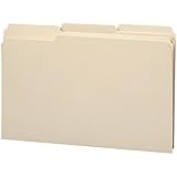 Amazon.com : Smead Heavyweight File Folder, Reinforced 1/3-Cut Tab ...