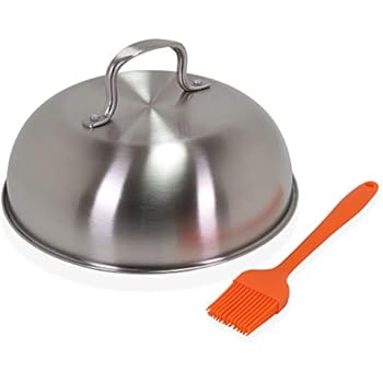 Amazon.com: Cook N Home 9.5-Inch Stainless Steel Grill Cooking Steaming ...