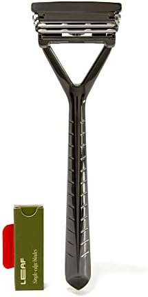 Leaf Shave | Leaf Razor, Mercury - Eco-Friendly Razor for Women & Men, Multi-Blade, Pivoting ...