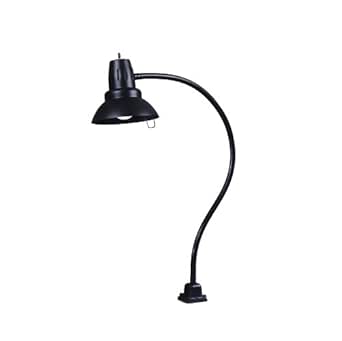 Electrix 7293 BLACK Gooseneck Work Lamp, Incandescent, Clamp-on ...
