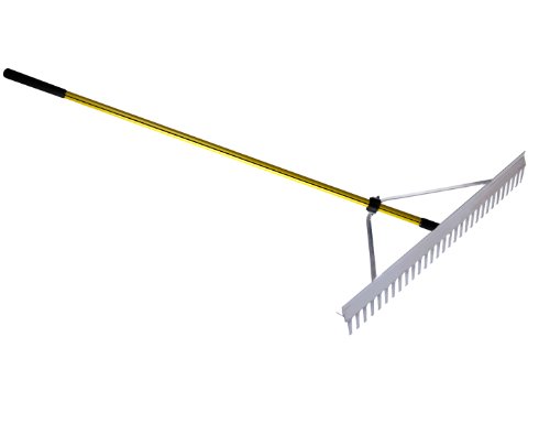 Nupla GRK36 Aluminium Heavy Duty Landscape Rake with Classic Handle and ...