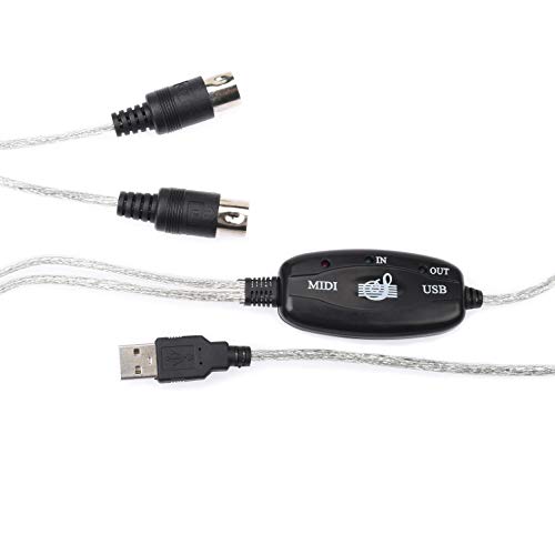 Uhugu USB to MIDI Keyboard Interface Converter Cable Adapter | Pricepulse