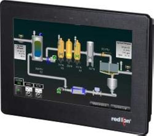 Red Lion Controls/N-Tron CR30000700000420 7" Widescreen HMI with 4 ...
