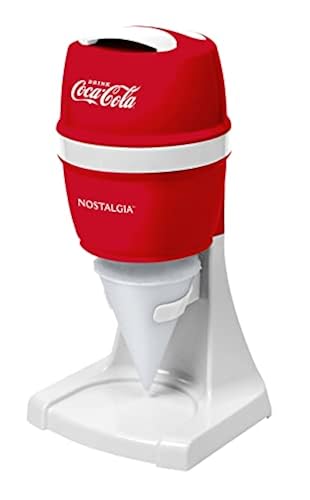 Nostalgia Coca-Cola Snow Cone Shaved Ice Machine - Retro Table-Top ...