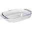 Pyrex Borosilicate Glass Rectangular Roaster with Easy Grip Handles ...