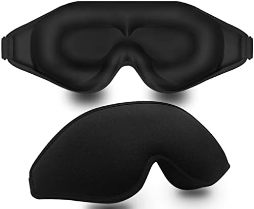 Sleep Mask, 3D Deep Contoured Eye Covers for Sleeping, 99% Block Out ...