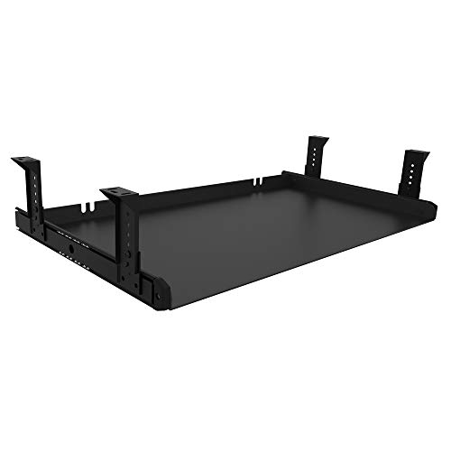 Keyboard Tray Under Desk FRMSAET Under Desk Keyboard Tray Heavy-Duty ...