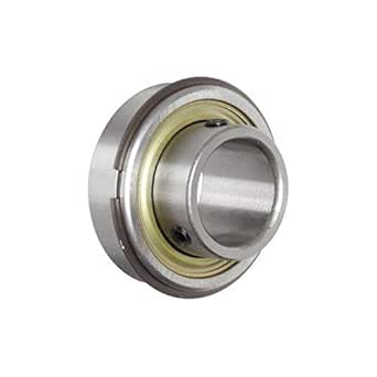 Big Bearing 7616DLG Ball Bearing with Set Screws and Snap Ring, 1 ...